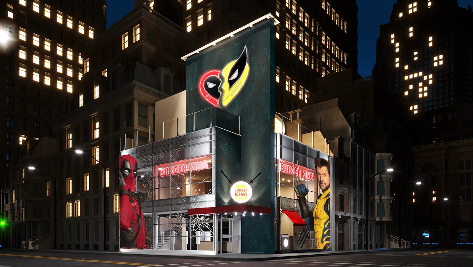 Burger King lança combo inspirado em Deadpool & Wolverine